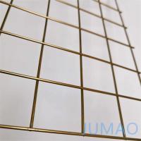 China Welded Copper Architectural Mesh Wire Decorative Fence 1m x 2m Custom for sale