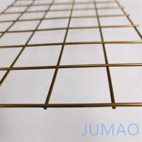 China Welded Copper Architectural Mesh Wire Decorative Fence 1m x 2m Custom for sale