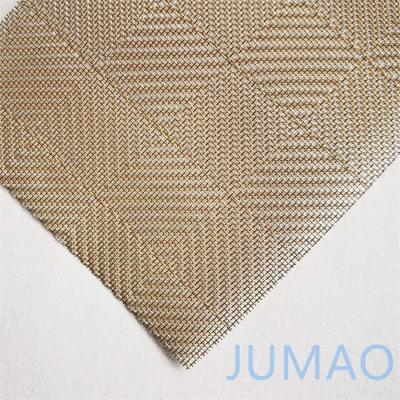 China Façade externa de vidro laminado de malha de tecido de cobre à venda