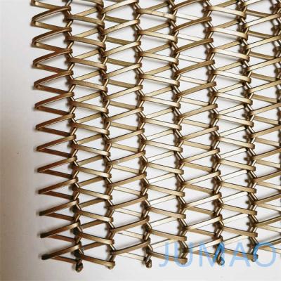 China Staircase Baluster Architectural Copper Mesh Steel Grilles Screen for sale