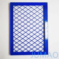 China Blue Expanded Decorative Wire Mesh Cabinet Inserts - 1.5mm to 12mm Wire Diameter, Custom Sizes Available for sale