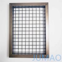 China Brass Cabinet Mesh Inserts 1-4mm Wire Diameter with 30-60% Open Area for Kitchen Ventilation for sale