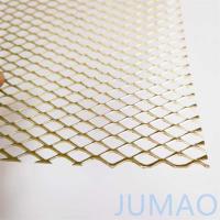 China Fluorocarbon Coated Architectural Expanded Metal Mesh - 2-3mm Thickness, 1220x2000mm Standard Size for sale