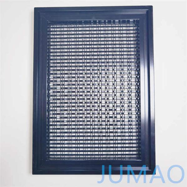 Quality Gungrey Wire Mesh Decorative Cabinet Door Inserts Grille For Pantry for sale