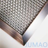 China Rectangular Cabinet Mesh Inserts Wire - Antique Bronze Finish with 5mm to 10mm Opening Sizes for Kitchen Ventilation for sale
