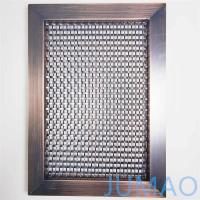 China Rectangular Cabinet Mesh Inserts Wire - Antique Bronze Finish with 5mm to 10mm Opening Sizes for Kitchen Ventilation for sale