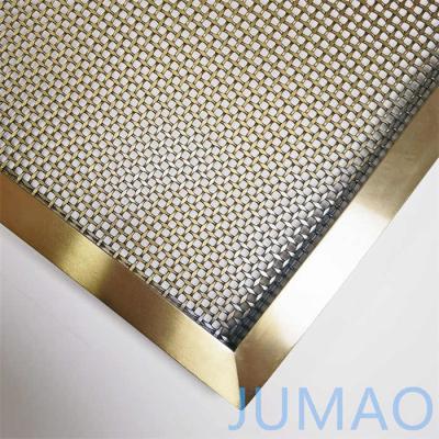 China Arquitetura Paredes metálicas divisórias de metal painéis divisores dourados à venda