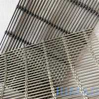 China Stainless Steel Architectural Woven Wire Mesh 5%-90% Opening Range with Custom Sizes 1m-6m Length for sale