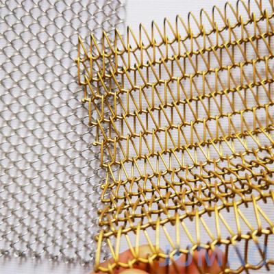 Chine Technologie Sprial Rideaux en maille métallique pour la décoration intérieure Choix de couleur à vendre