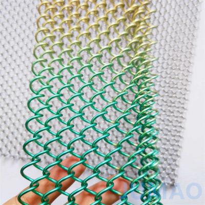 Cina 2.0 mm Tessuto di tenda a maglia di metallo tessuto senza soluzione di continuità per una decorazione elegante in vendita