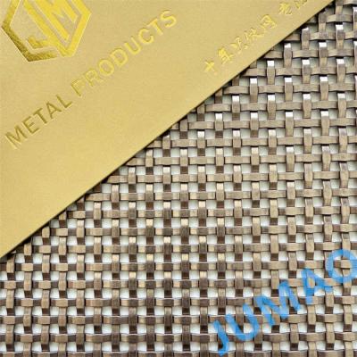 China PVDF Stainless Steel 12x12 Decorative Wire Mesh For Space for sale