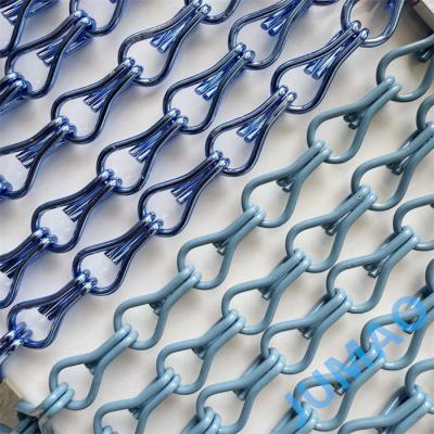 China Cortinas de ligação de cadeia de metal Solução definitiva para o design de espaço à venda