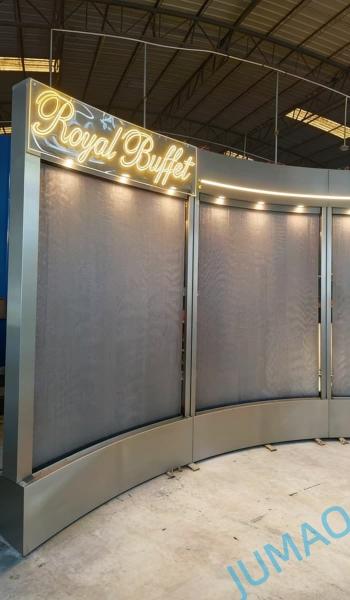 Quality Innovative Architectural Water Feature Mesh Screen Enhancing Water Flow for sale