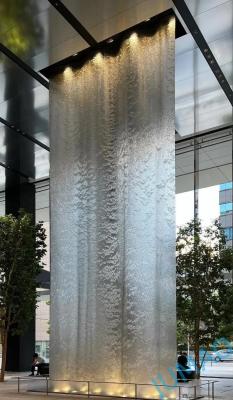 China Transparent Cascading Water Mesh Curtain Offering Privacy Stylish Water Effects for sale