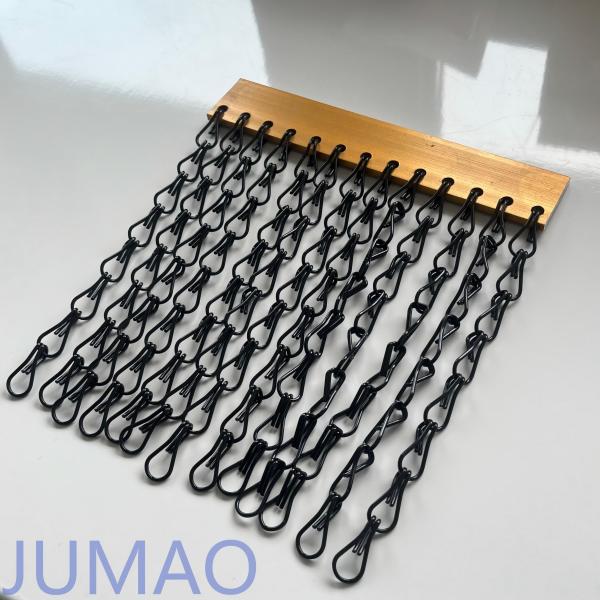 Quality Color Block Chain Link Metal Panel for Interior Space Partition Or Wall Cladding for sale