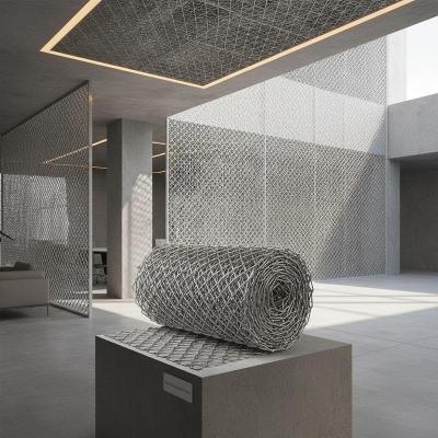 China Lightweight Architectural Mesh Perfect for Facade Screening Partition Walls and Ceiling Design Enhancing Aesthetic Appeal for sale