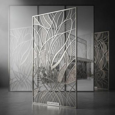 China Stainless Steel Decorative Wire Mesh Featuring Unique Designs Ideal for in Interior Partitions Facade Cladding and Decorative Screens for sale