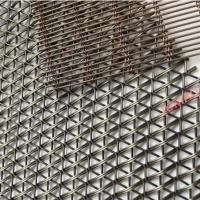 China Copper Architectural Mesh Decorative Durable 0.5mm-2.5mm Wire for Facade Cladding Interior Decoration for sale