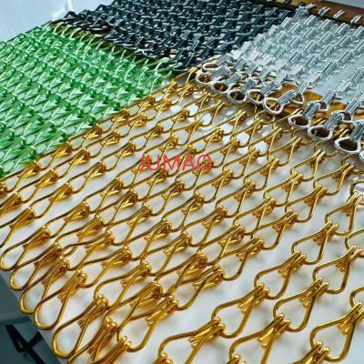 China Customizable Upon Request Metal Chain Link Curtains Robust And Easy To Install for sale
