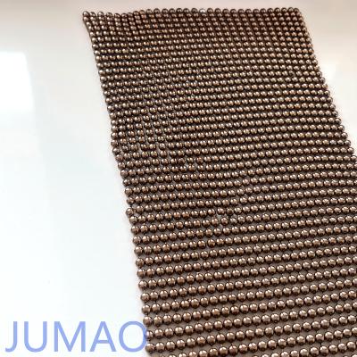 China Premium Metal Beaded Sequin Curtain Enhances Ambiance With Beautiful Light Refraction for sale