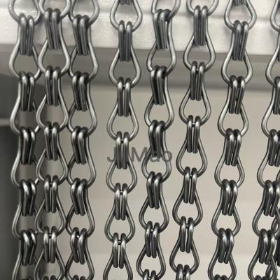 China Aluminum Chain Curtains Metal Chain Link Curtains Temperature Resistance Minus 40 Celsius To 200 Celsius Designed To Suit The Space for sale