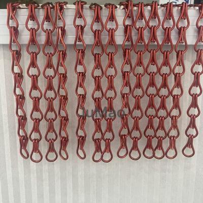 China Aluminum Chain Curtains Aluminum Metal Curtains Stainless Steel Versatile Decorative Screens for Commercial and Industrial for sale