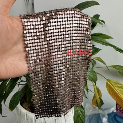 China Decorative Metal Mesh Curtain Metal Sequin Curtains Indoor partition screen for sale