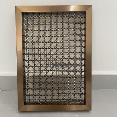 China Transparency 20 to 80 Percent Decorative Metal Mesh Made from SS 304 316 and 316L Perfect for Ceiling Decoration and Wall Panels for sale