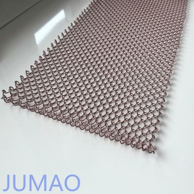 China Ceiling Mounted Mesh Curtain Stainless Ideal For Background And Commercial Environments for sale