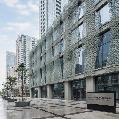 China Corrosion Resistant Mesh Facades Designed to Provide Long Lasting Protection and Visual Appeal in Urban Environments for sale