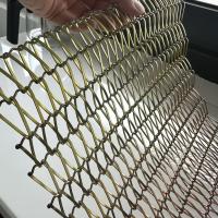China JUMAO Cascade Decorative Metal Mesh Architectural Facade Panel 2m x 4m Stainless Steel for sale