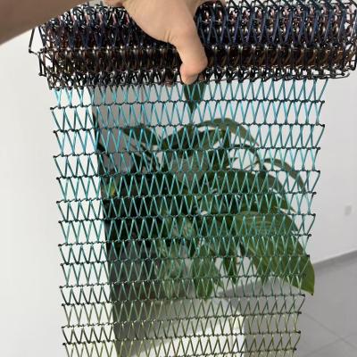 China Facade Panel Metal Mesh Architectural Mesh  Cascade Metal Mesh Privacy Screen for sale