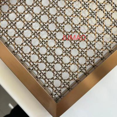 China Metal Privacy Screen Wire Mesh Room Divider Indoor And Outdoor Decoration for sale