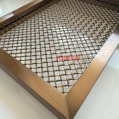 China Cabinet Decorative Inlay Panel  Wire Mesh Room Divider Decorative Curtain Screen for sale