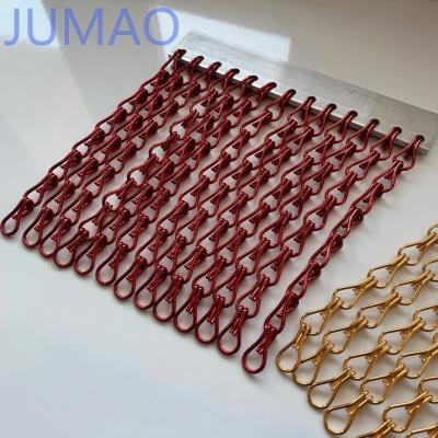 China Fancy Decorative Metal Chain Link Curtains Offering Dramatic Effect Enhancing Ambiance for sale