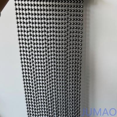 China Lightweight Steel Decorative Metal Bead Ball Curtains Designed For Modern Interior Applications for sale