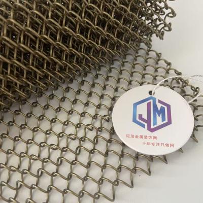 China Open Area 40 Percent to 85 Percent Metal Mesh Curtains Thickness 1.2 Mm Size Range 0.8 Mm to 3 Mm Suitable for Architectural and Safety Uses for sale