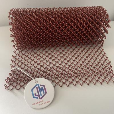 China Industrial Metal Mesh Curtains Providing Durable Separation and Ventilation Solutions for Large Scale Commercial Facilities for sale