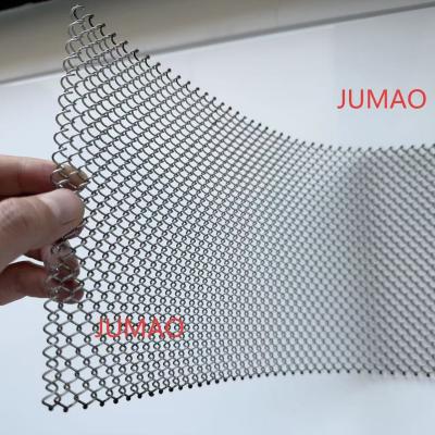 China Privacy Screen Decorative Wire Mesh  Architectural Facade Mesh Spiral Decorative for sale