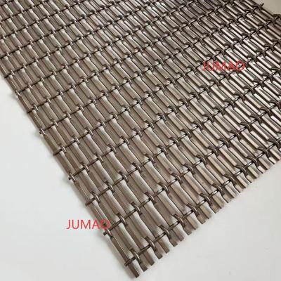 China Crimped Metal Mesh Architectural Mesh Woven Wire Mesh Partition Ceiling Decoration for sale