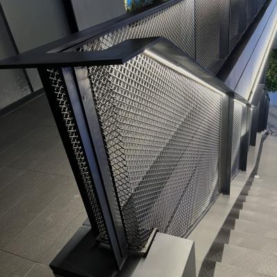 China Custom Pattern Expanded Metal Mesh For Staircase Railing Balustrade for sale