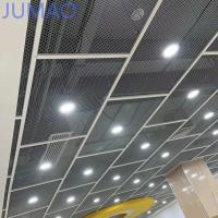 China Diamond Shaped Openings Expanded Mesh For Facade Design And Interior Partitions for sale