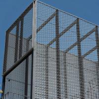 China Rigid Expanded Metal Mesh Used For Building Facade Cladding for sale