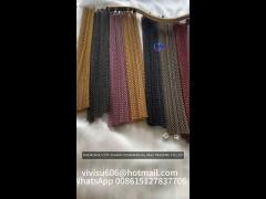 40ft flexible wire metal mesh curtains facades grass green