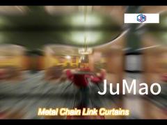 galvanized aluminum metal chain link curtains indoor door dividers