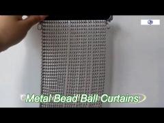 6mm architectural metal bead ball curtains chain interior space dividers