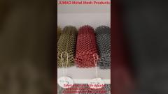 Cascade Metal Mesh Curtain Architectural Mesh Facade for Commercial Building