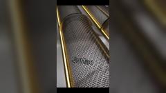 Purple Architectural Mesh Custom Metal Screen Solutions