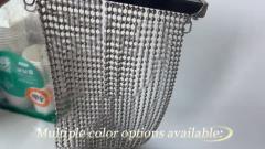 Metal Bead Ball Curtain real shot video