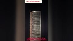Spiral Decorative Metal Mesh Curved Custom Stainless Steel Partition Screen